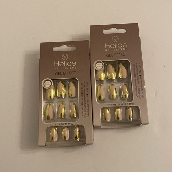 Helios | Makeup | Nwt 2 Pack Helios Nail Systems Gel Effect Nude Pink ...
